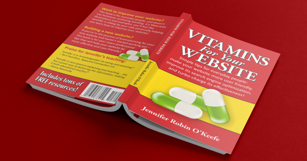Book Cover Design – Vitamins For Your Website – GraphicX.com